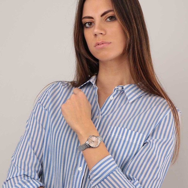 Orologio Sector 370 Quadrante Rosa Numeri Arabi Acciaio R3253522501