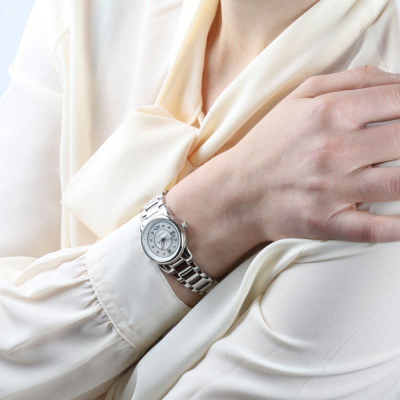 Philip Watch Orologi Acciaio Donna Diamanti Orologio classico Elegante